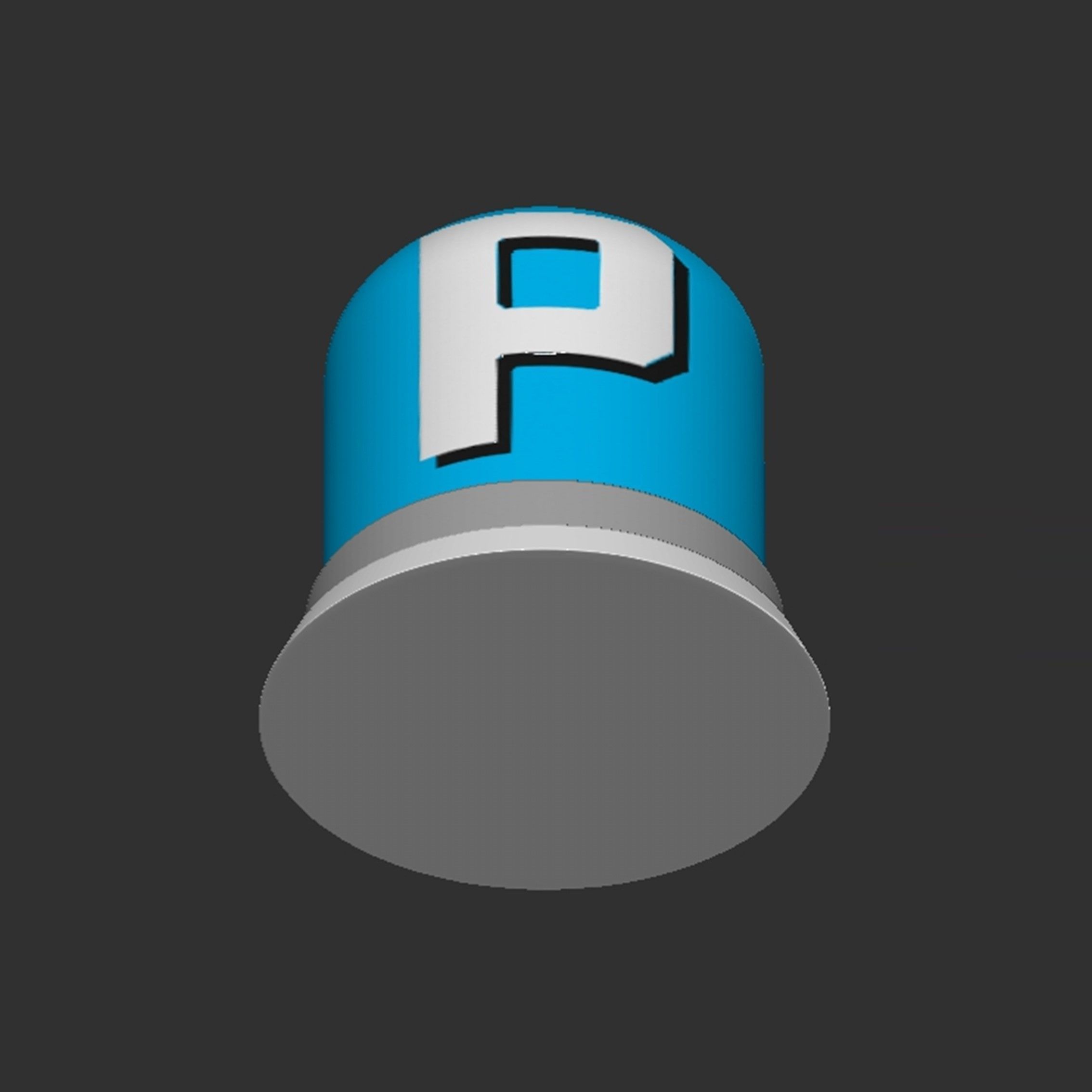 P Switch Button Based 3D model 3D printable | CGTrader