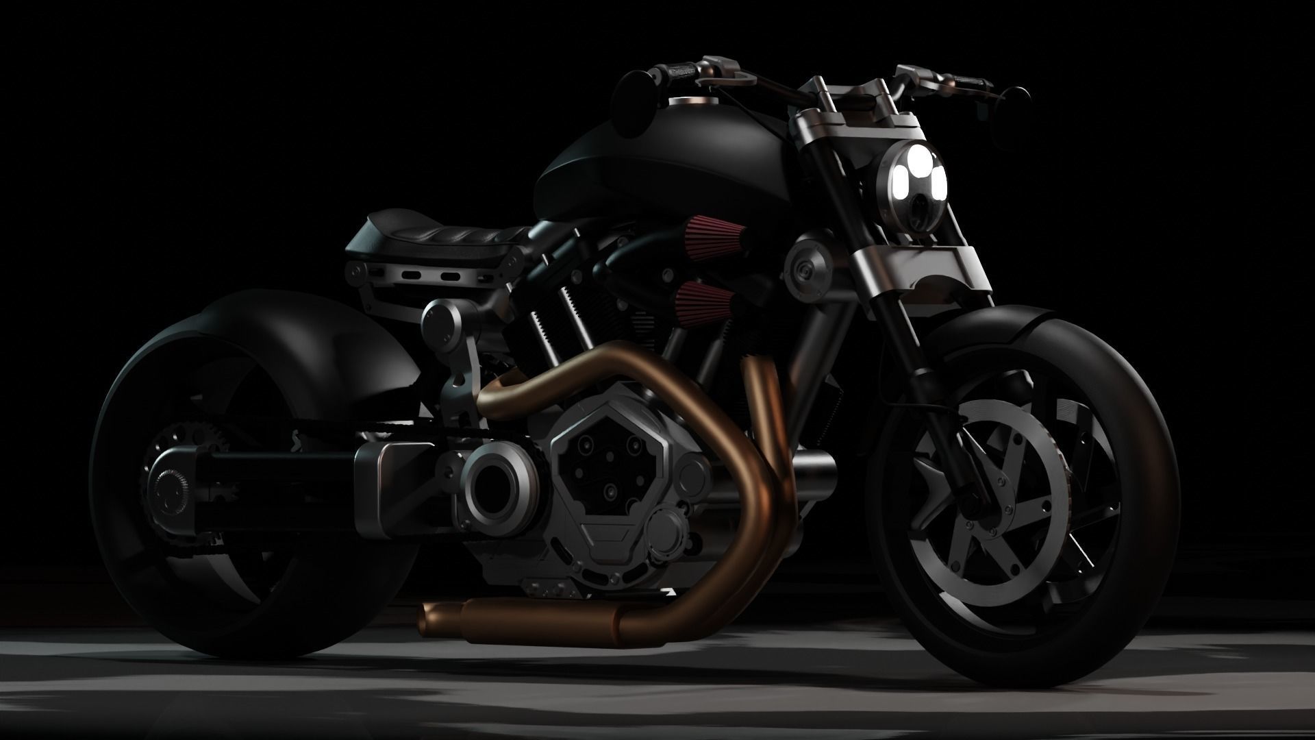 Confederate HellCat X132 high res Motorcycle Bike Model free 3D model ...