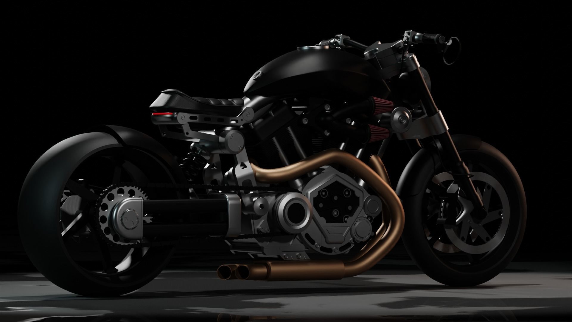 Confederate HellCat X132 high res Motorcycle Bike Model free 3D model ...