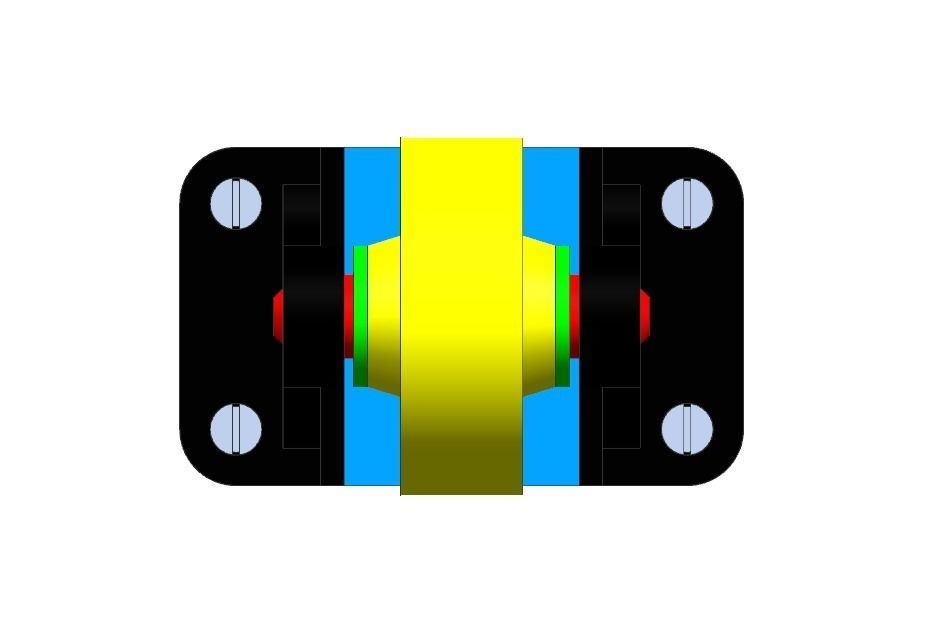 Belt Roller Assembly 3D model 3D printable | CGTrader