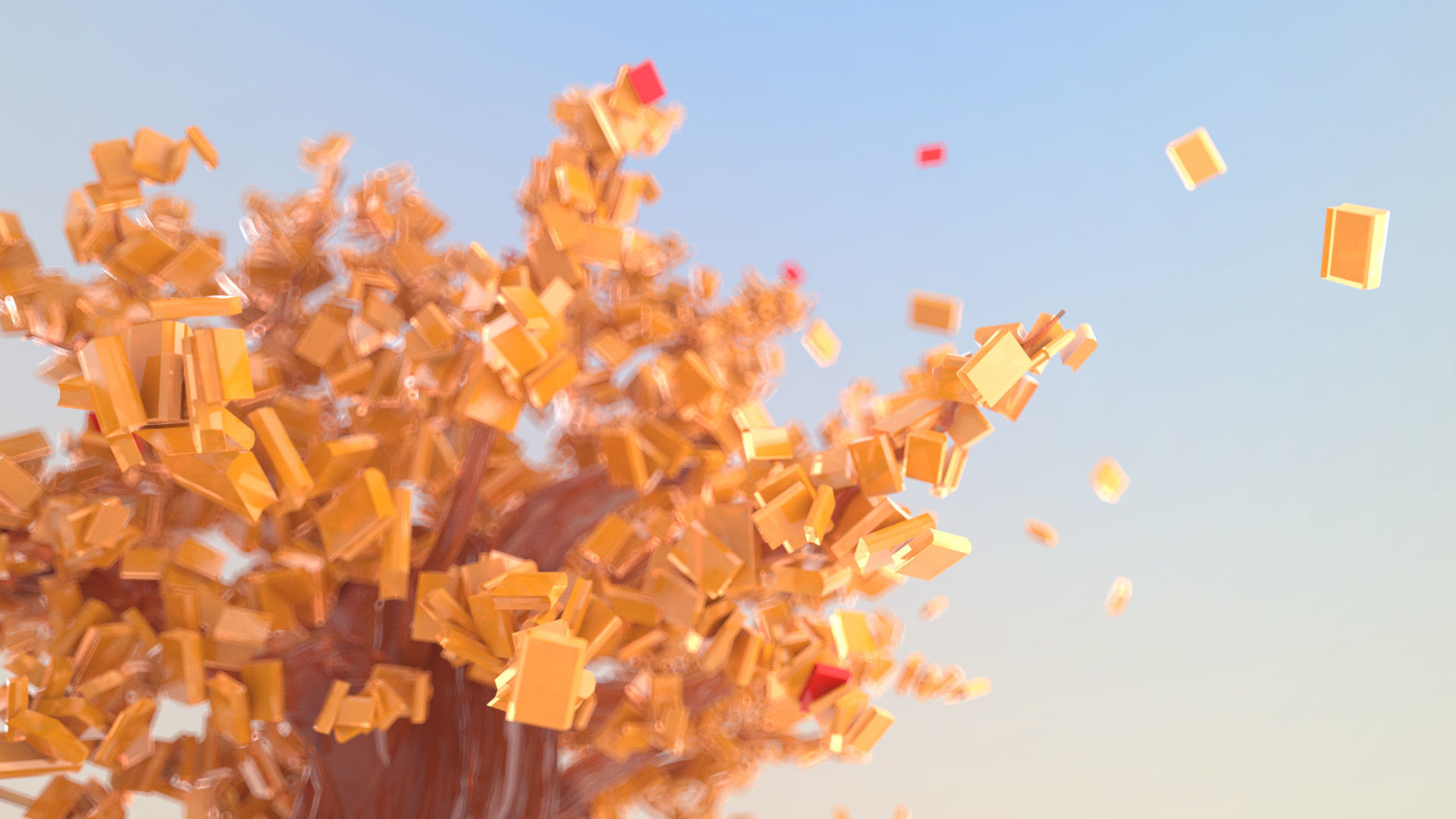 Crystal tree tree cartoon tree model 3D model animated | CGTrader
