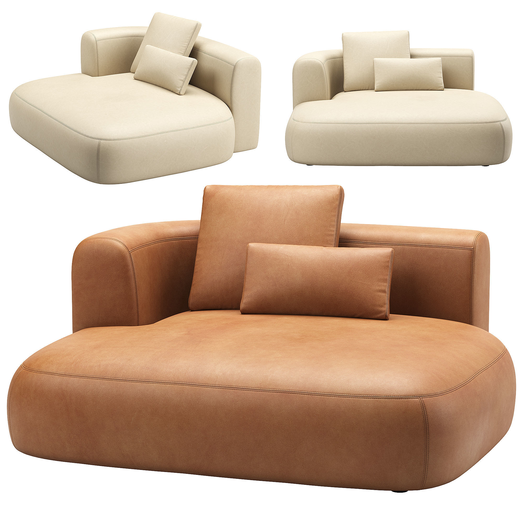 Baxter Clara Sofa 3D model | CGTrader