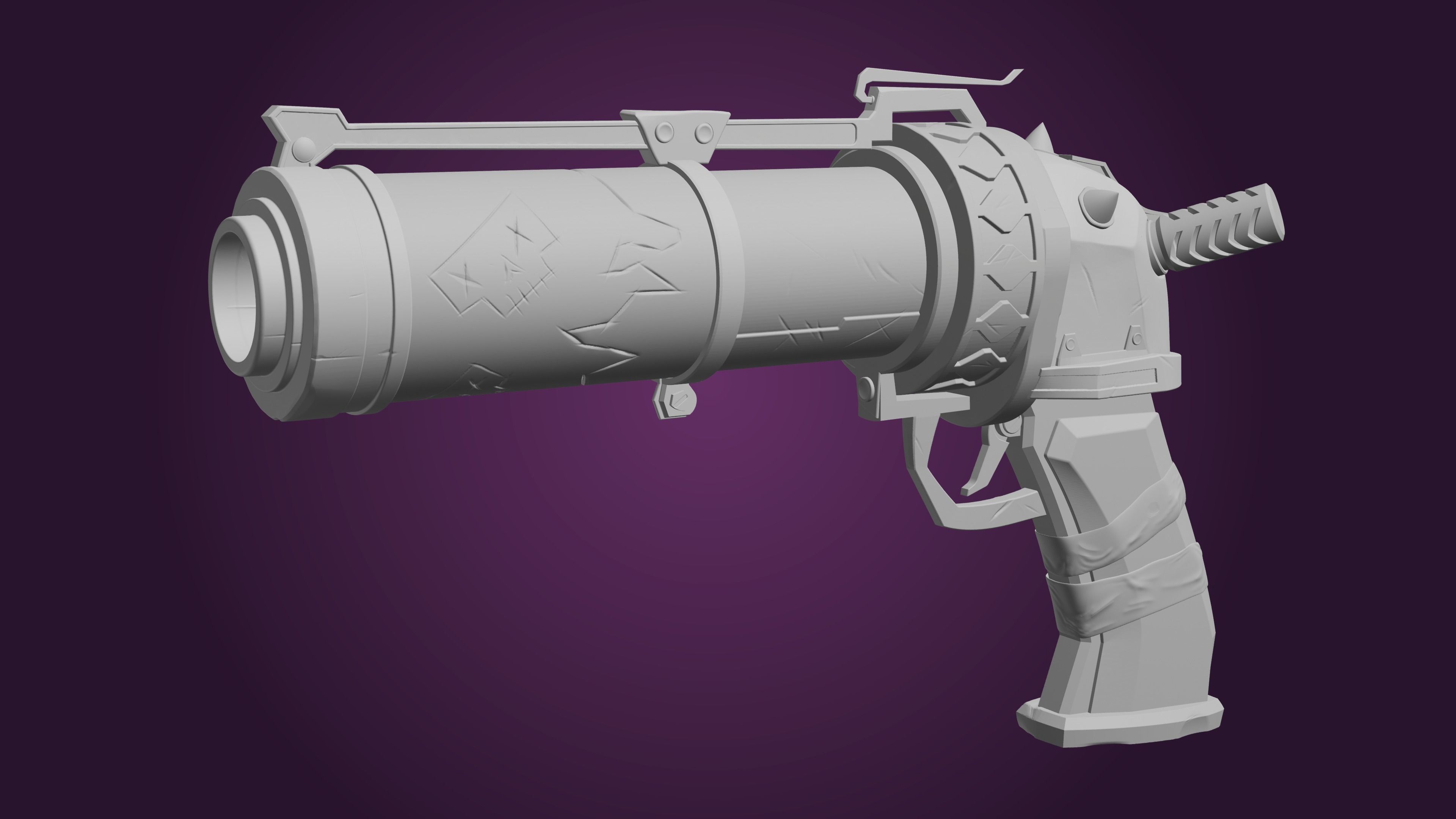 jinx Zapper gun League of Legends Cosplay print 3D print model 3D model ...