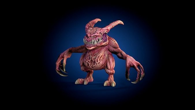 Demon 3D model animated rigged | CGTrader