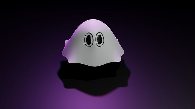 Little Ghost free VR / AR / low-poly 3D model | CGTrader
