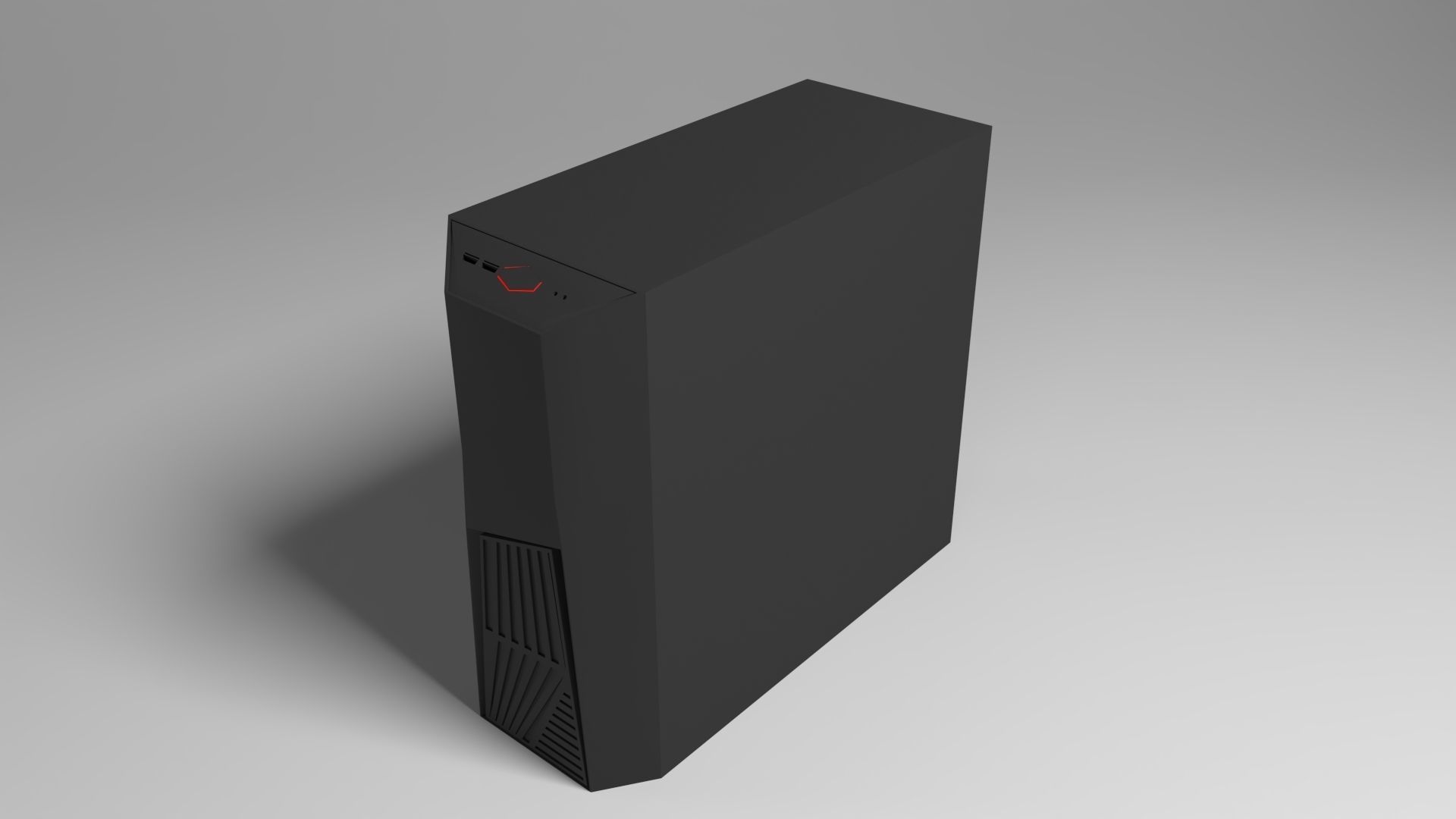 Cpu cabinet for gaming pc 3D model | CGTrader