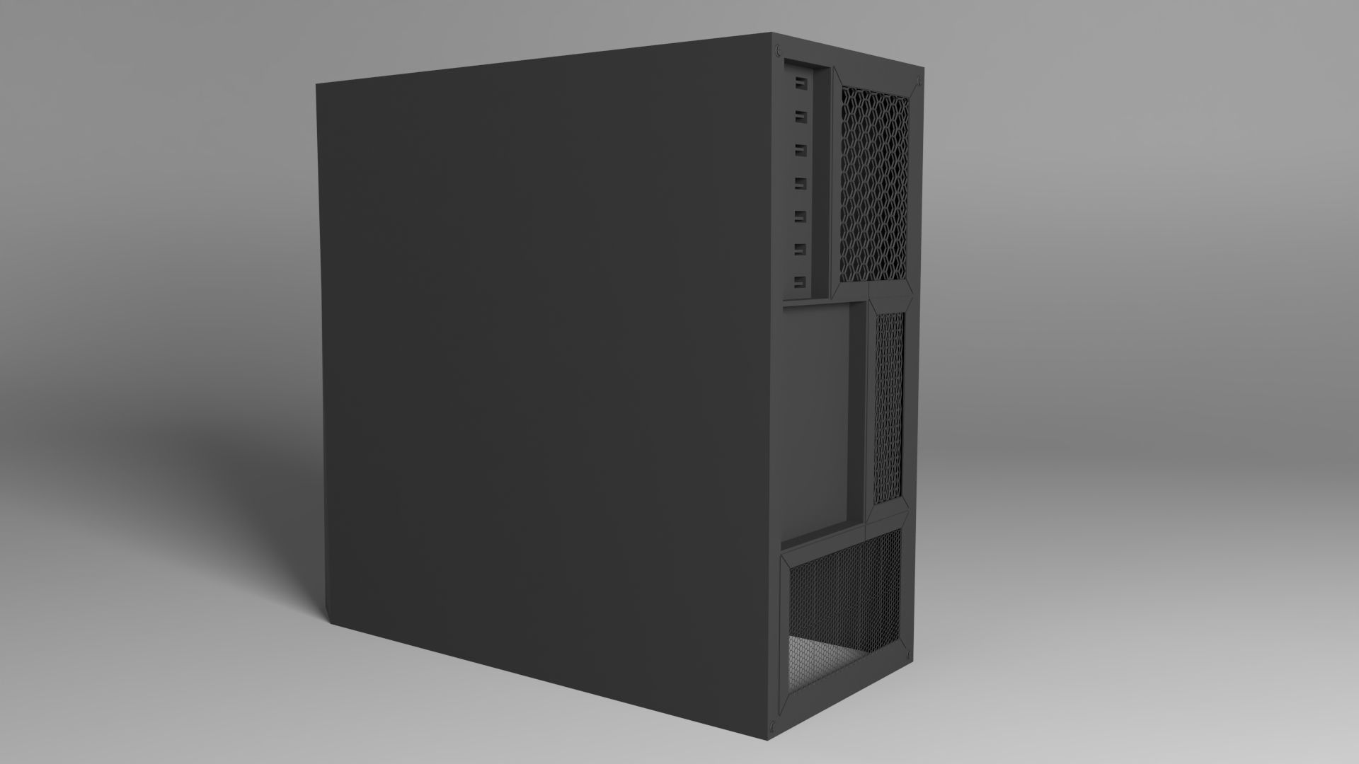 Cpu cabinet for gaming pc 3D model | CGTrader