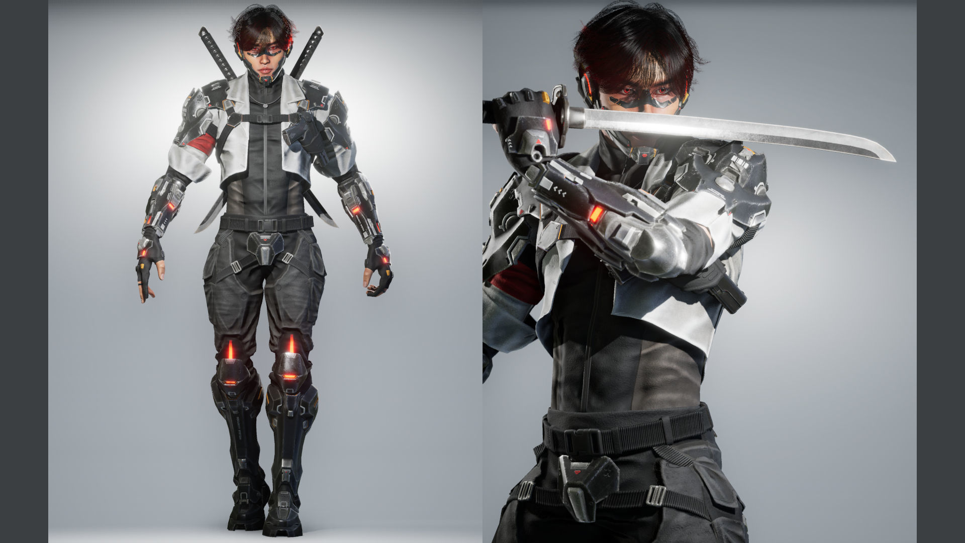 3D model Hero Super Soldier Game-Ready Character VR / AR / low-poly ...