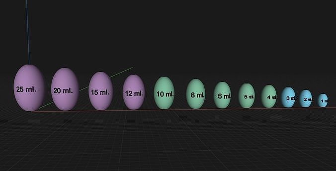 Prader orchidometer 3D model 3D printable | CGTrader