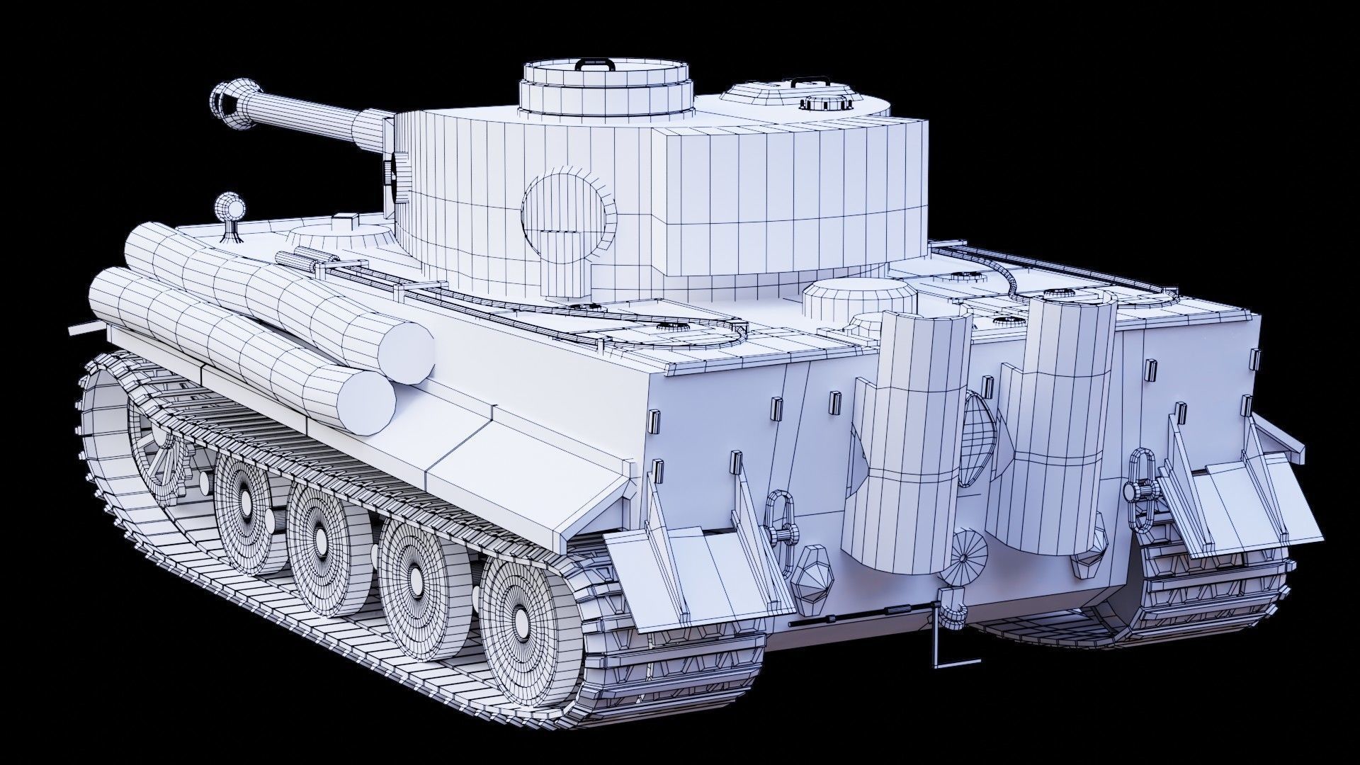 3D model Tiger 1 GameReady tank VR / AR / low-poly | CGTrader