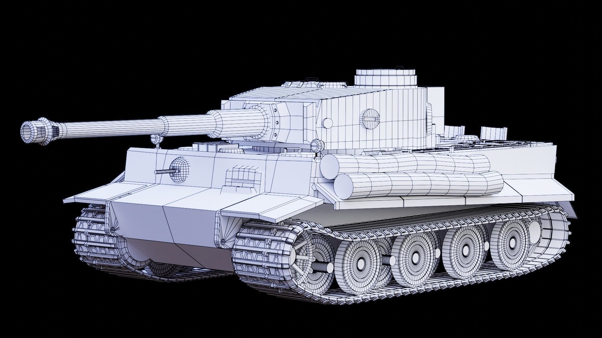 3D model Tiger 1 GameReady tank VR / AR / low-poly | CGTrader