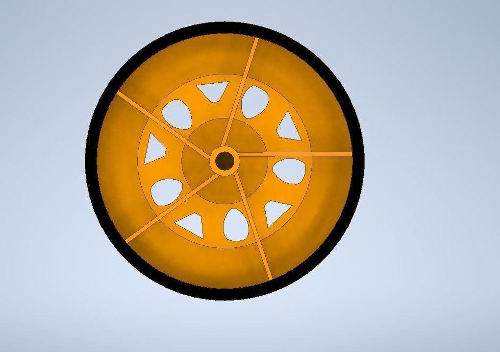 Small Robotic Wheel free 3D model 3D printable | CGTrader