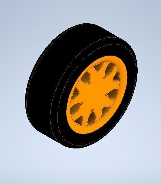 Small Robotic Wheel free 3D model 3D printable | CGTrader