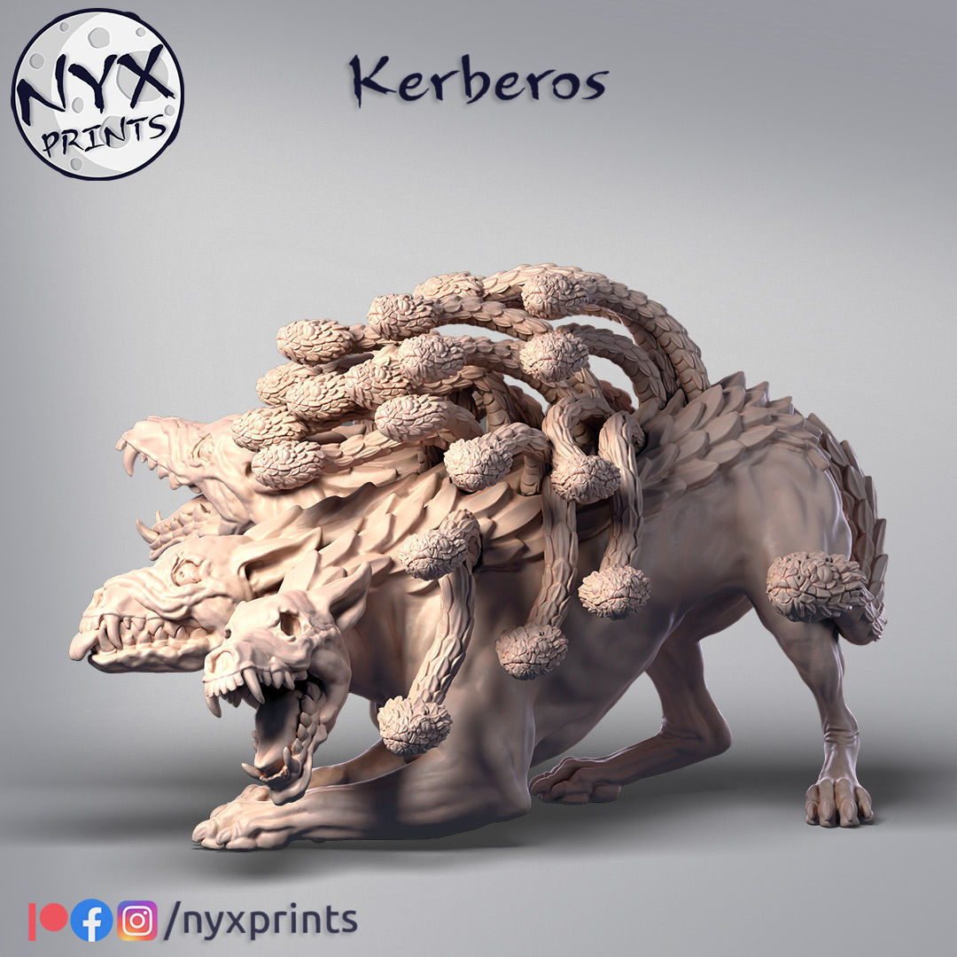 Kerberos -Cerberus- Miniature 3D model 3D printable | CGTrader