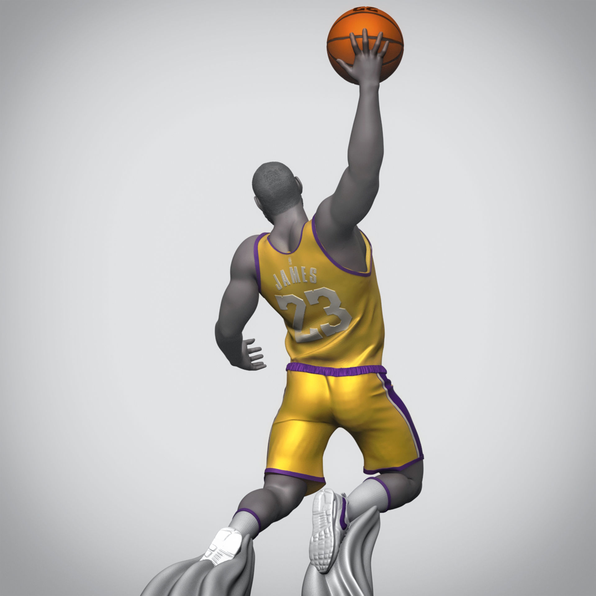 LeBron James 3D Printable 2 3D model 3D printable | CGTrader