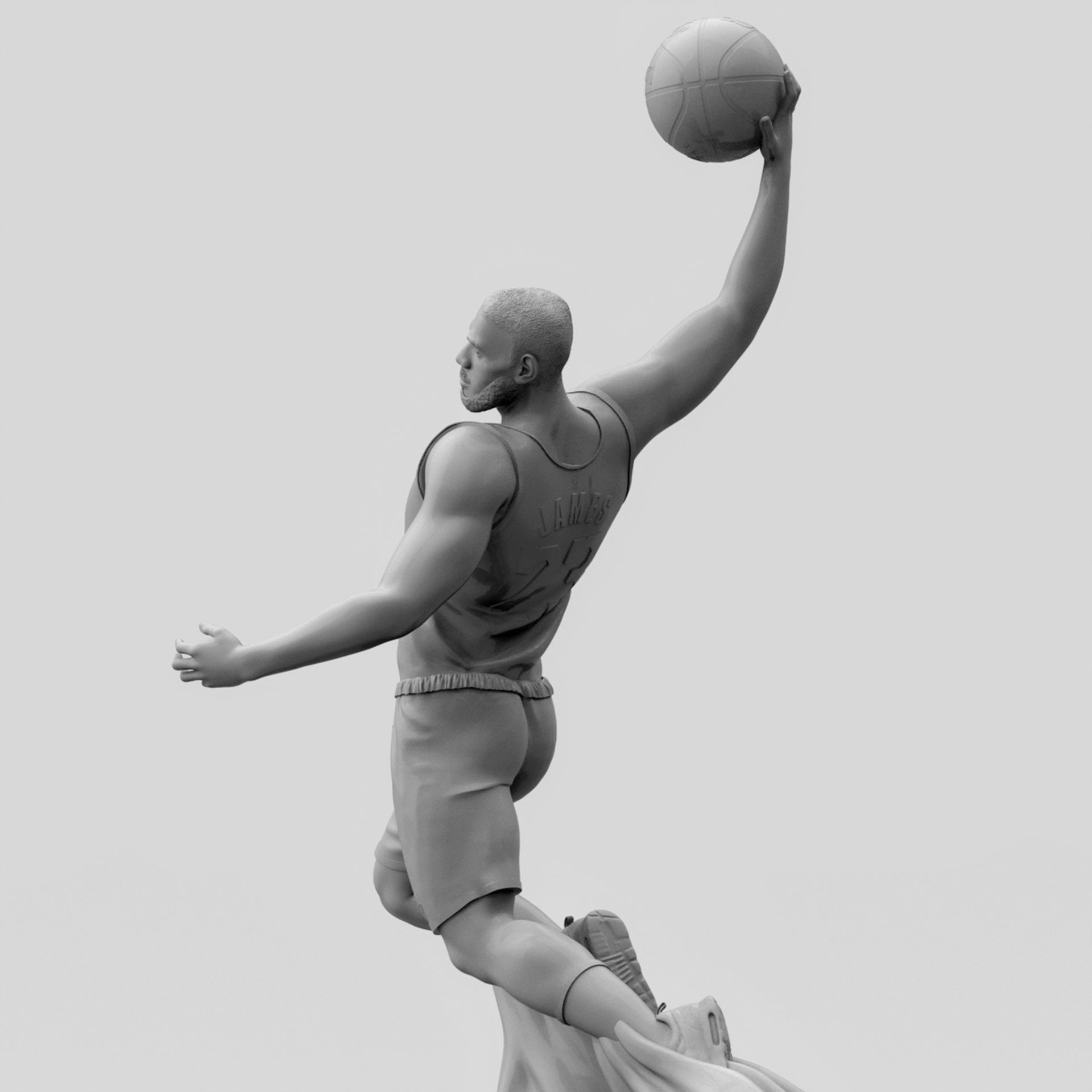 LeBron James 3D Printable 2 3D model 3D printable | CGTrader