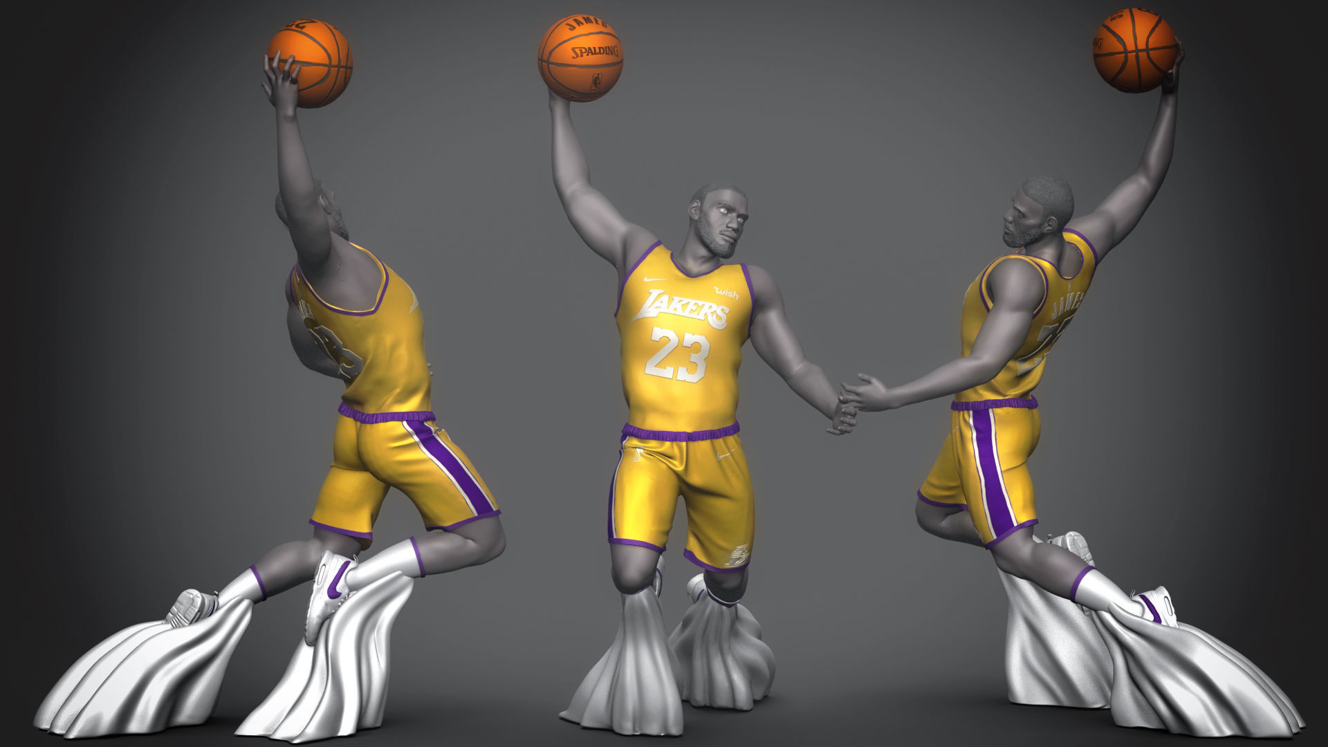 LeBron James 3D Printable 2 3D model 3D printable | CGTrader