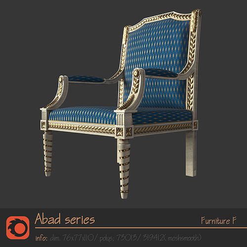 Abad series - Furniture F 3D model | CGTrader