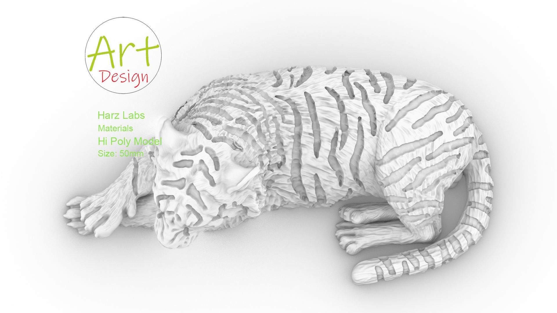 Tiger 3D model 3D printable | CGTrader