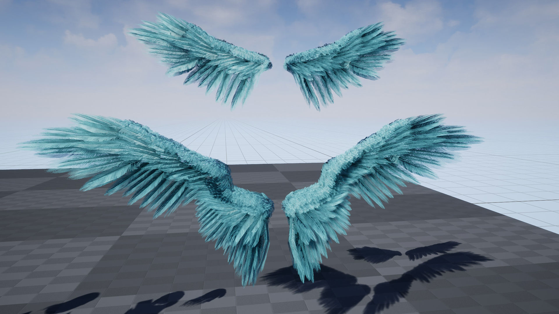 3D model Valkyrie female warrior VR / AR / low-poly rigged animated ...