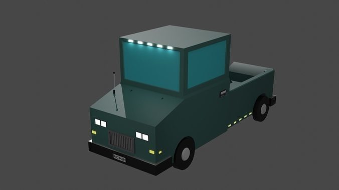 Truck free VR / AR / low-poly 3D model | CGTrader