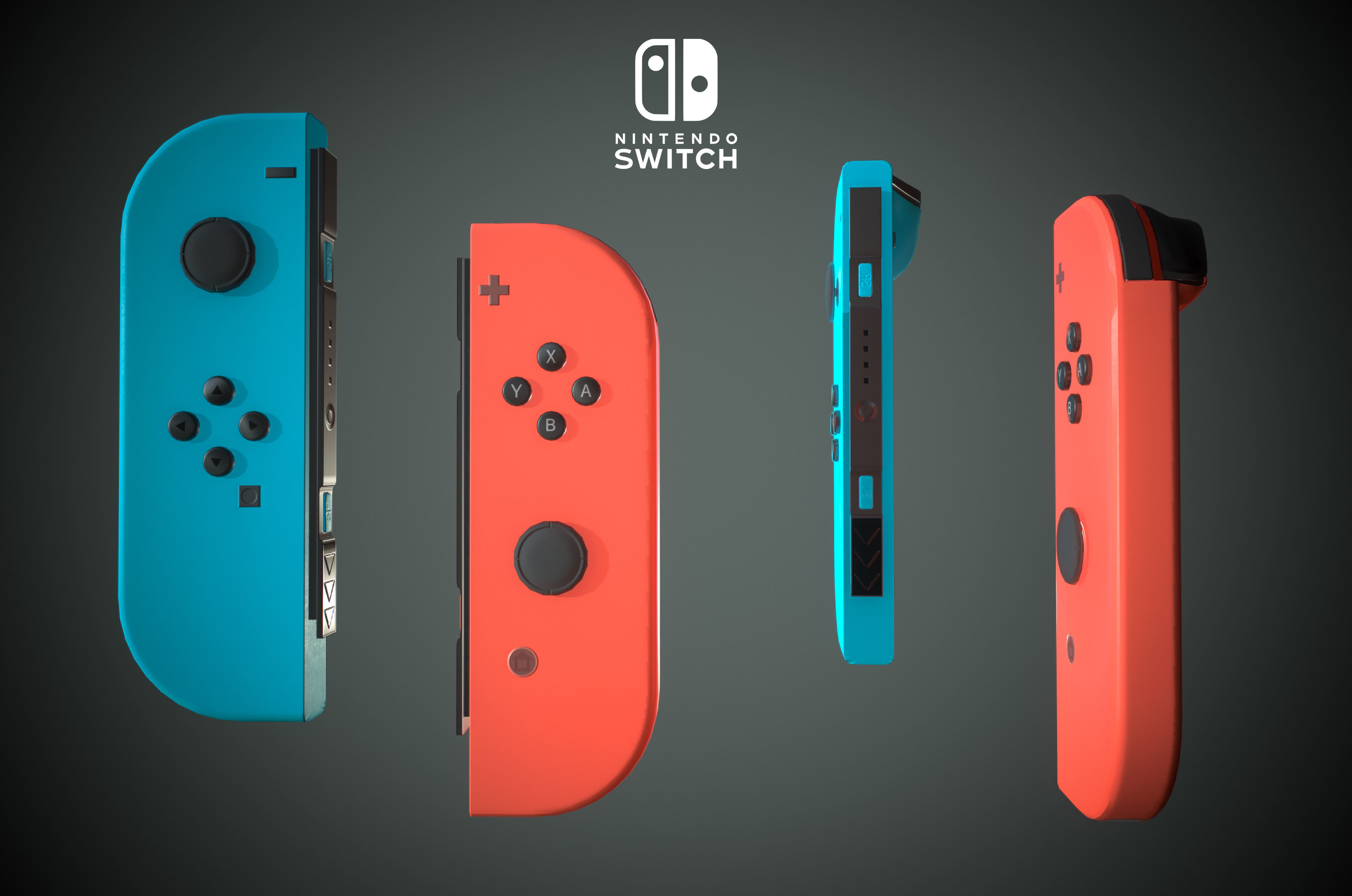 3D model Nintendo Switch - Lowpoly VR / AR / low-poly | CGTrader
