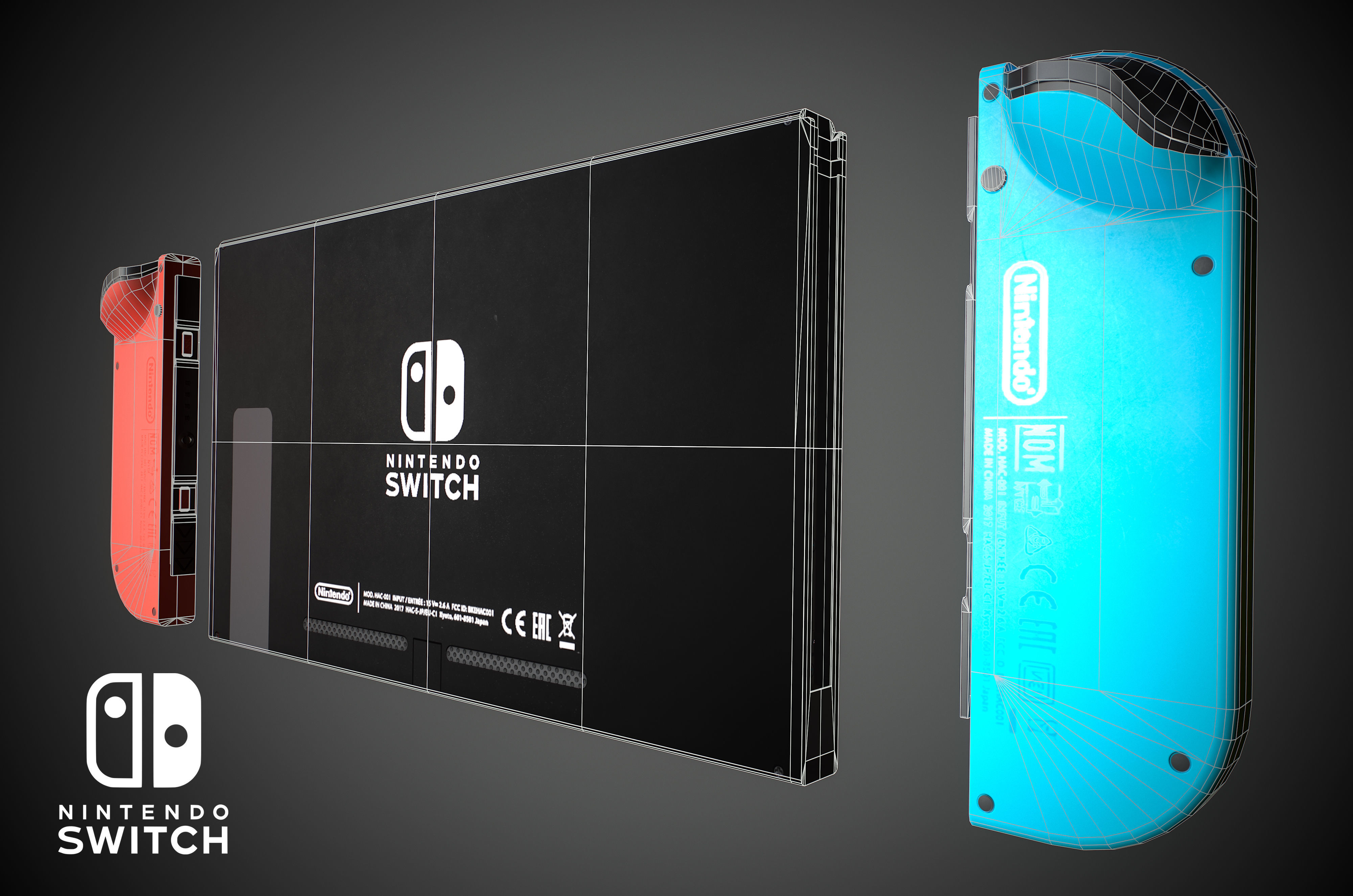3D model Nintendo Switch - Lowpoly VR / AR / low-poly | CGTrader