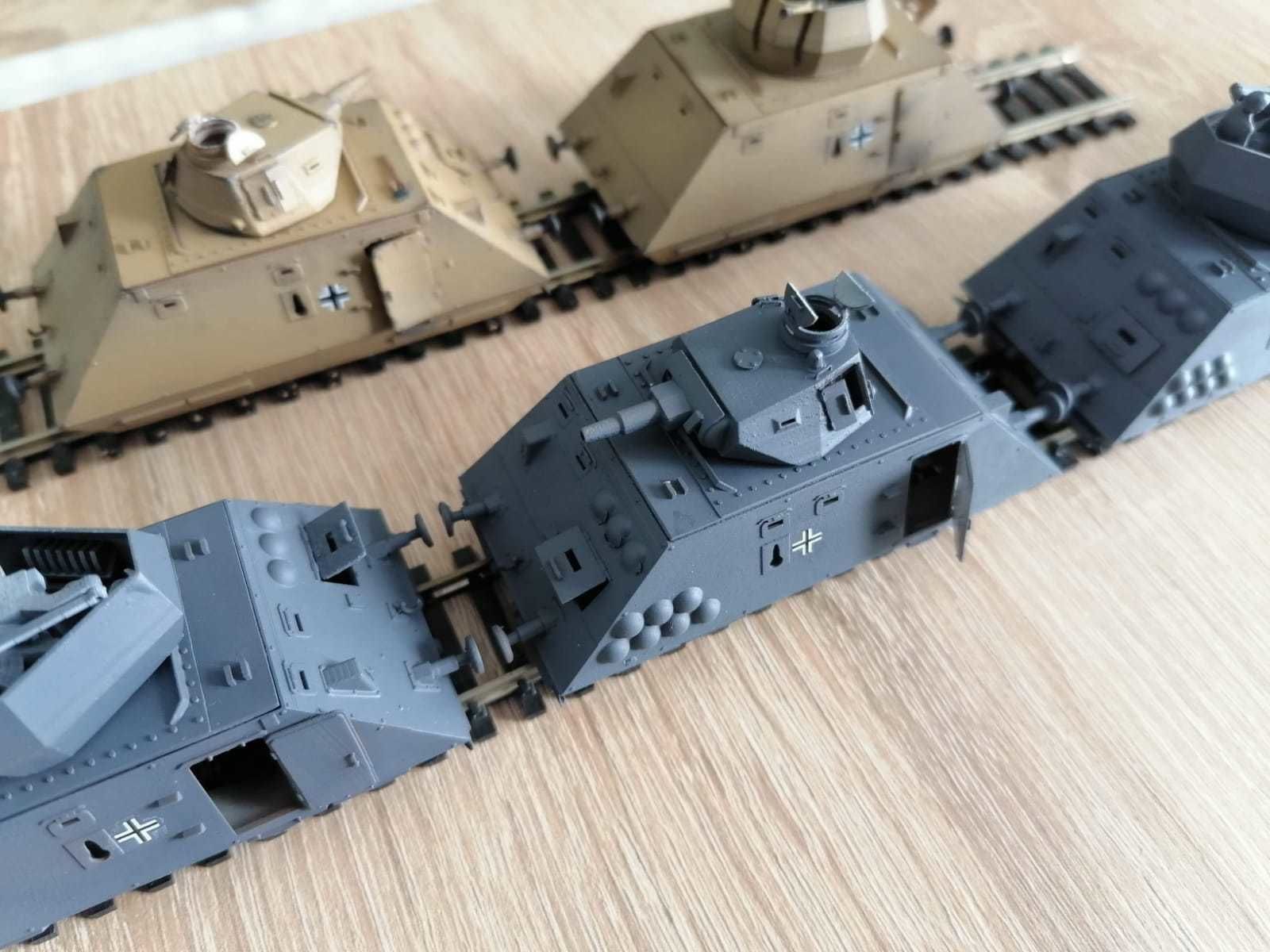 Armored train H0 scale 3D model 3D printable | CGTrader