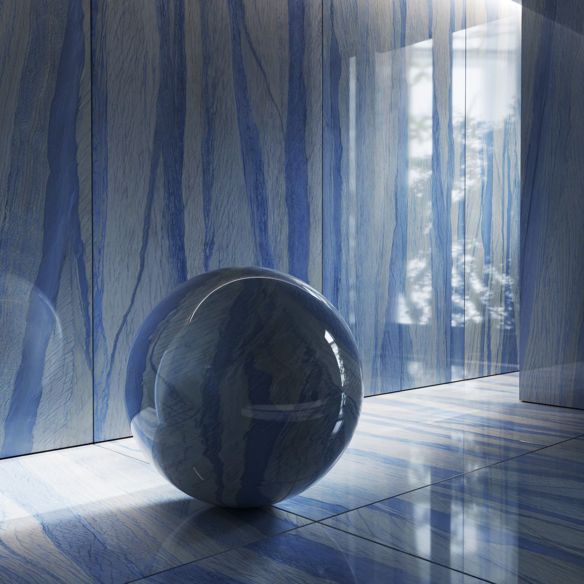 Azul macaubas porcelain stoneware tiles Texture | CGTrader