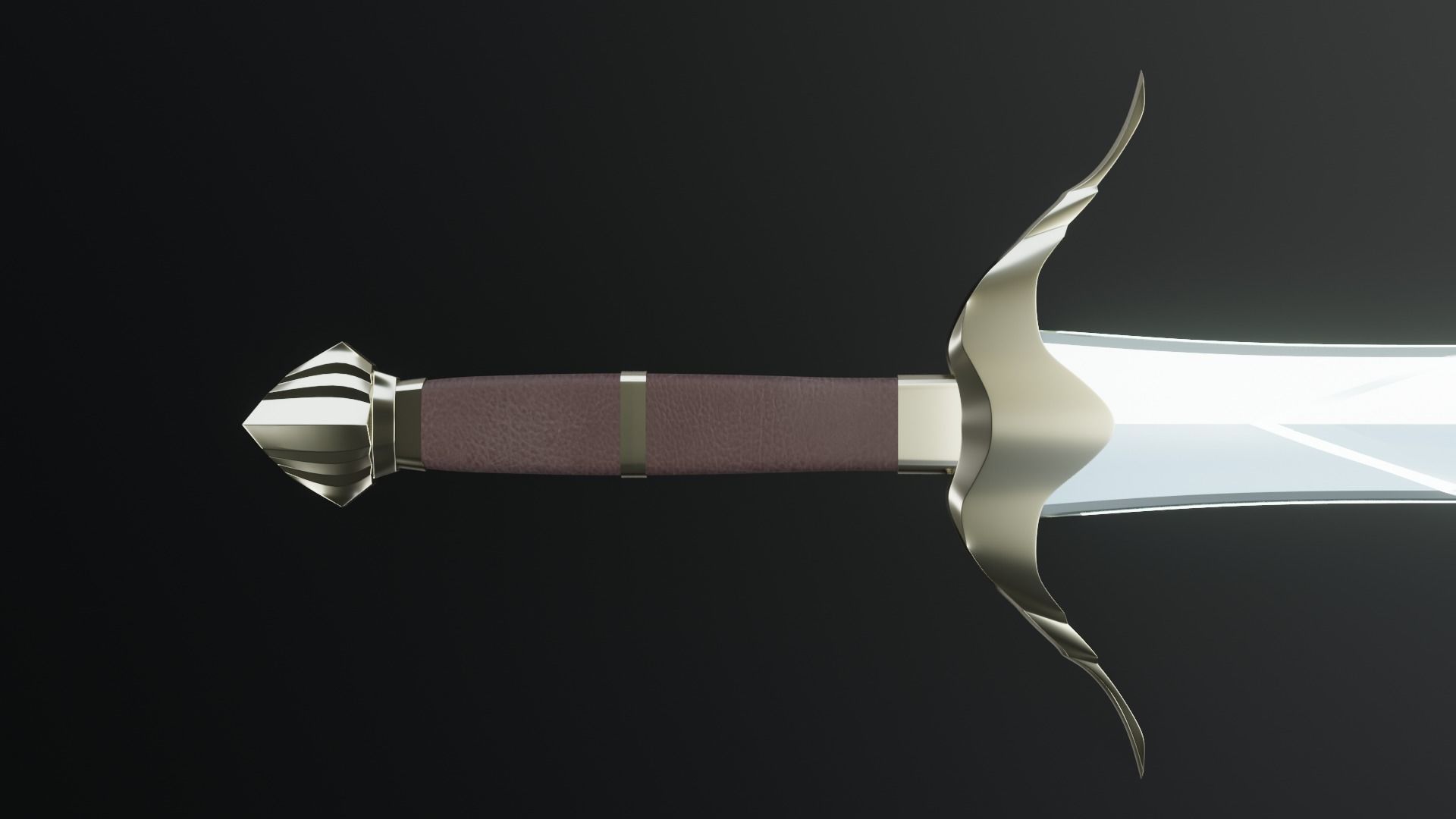 Sword 3D model animated rigged | CGTrader