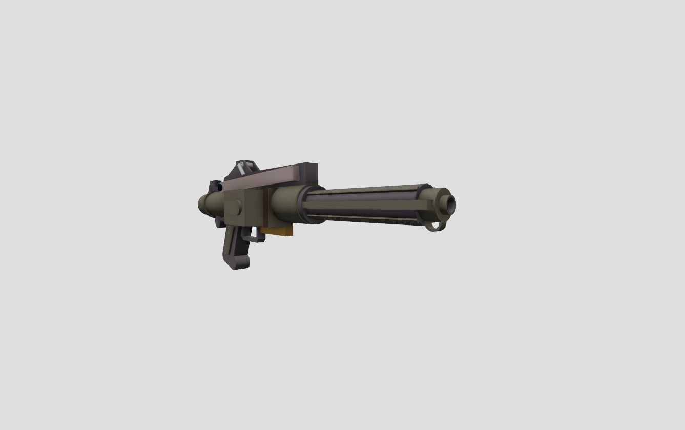 3D model Low Poly Gun VR / AR / low-poly | CGTrader