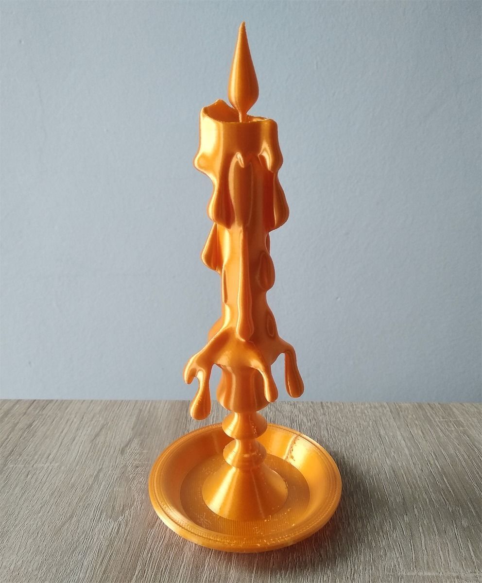 Printable Candle 3D model 3D printable | CGTrader