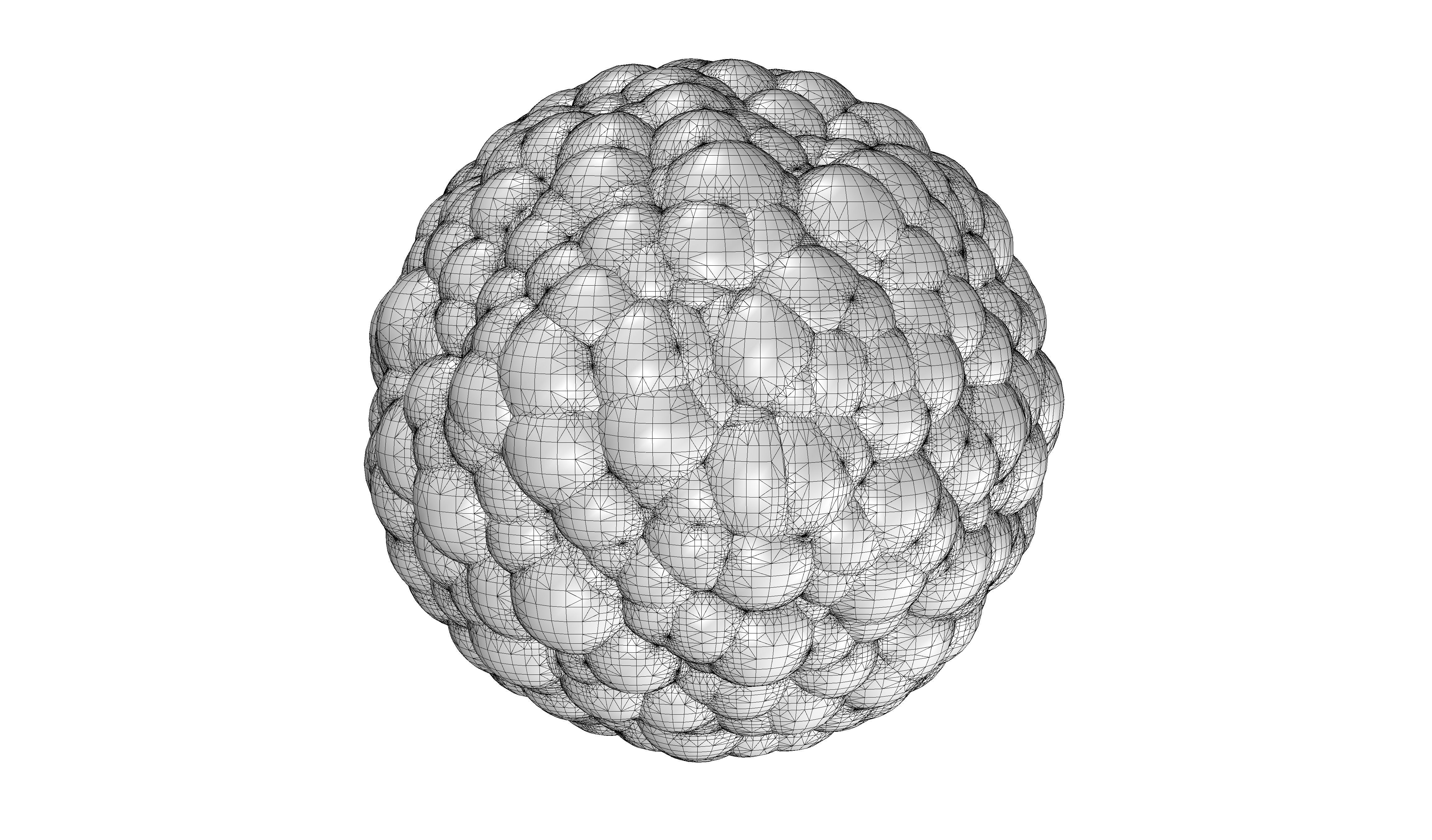 Bubbles Sphere Combination 3D model | CGTrader