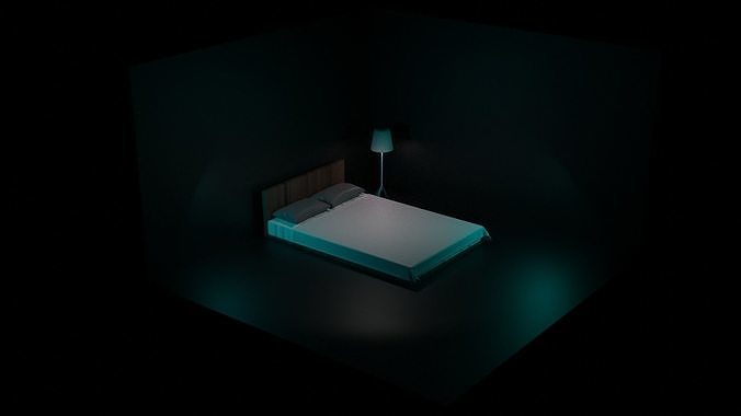 Room bed free VR / AR / low-poly 3D model | CGTrader