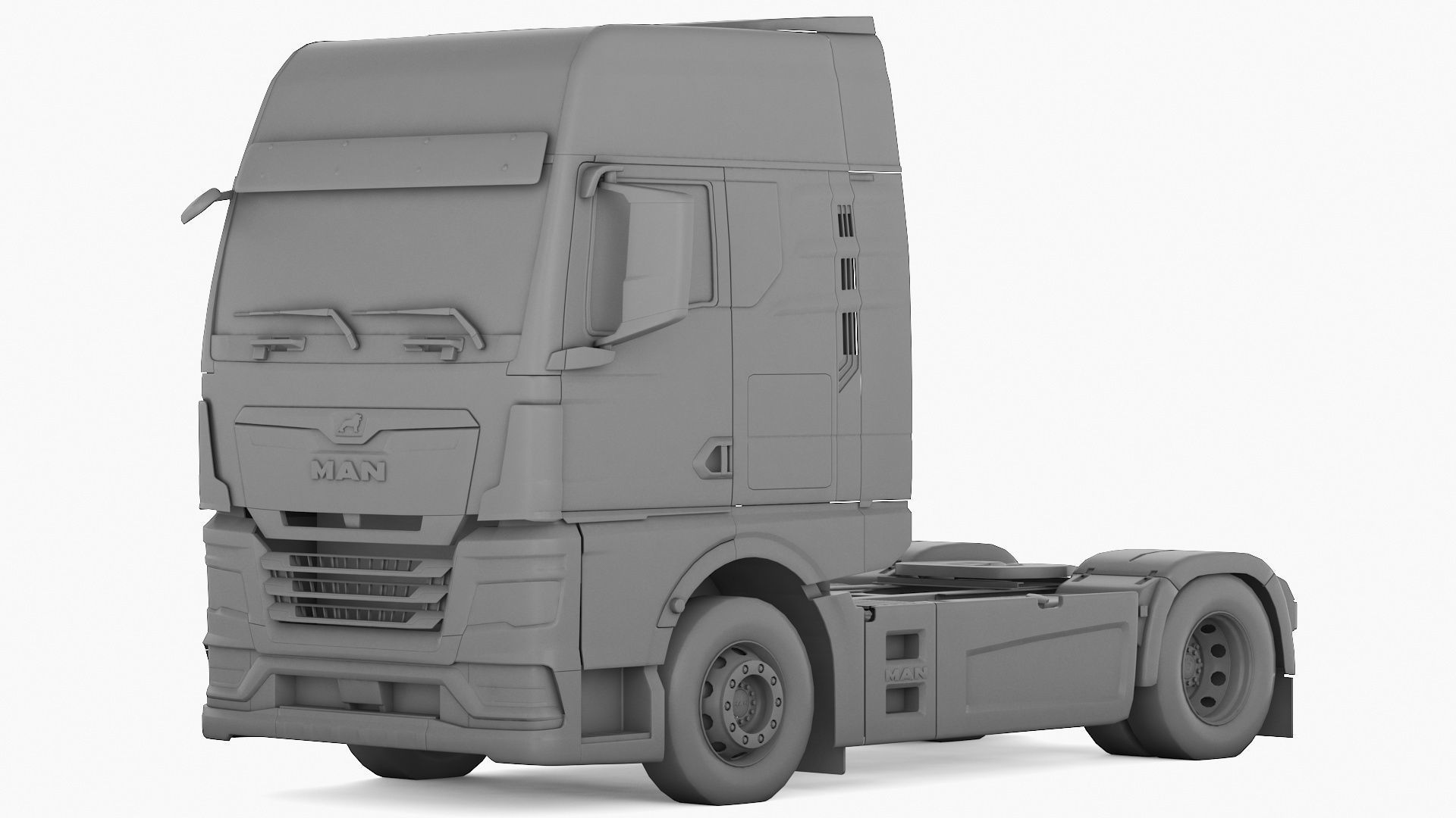 Man TGX 2021 3D model | CGTrader