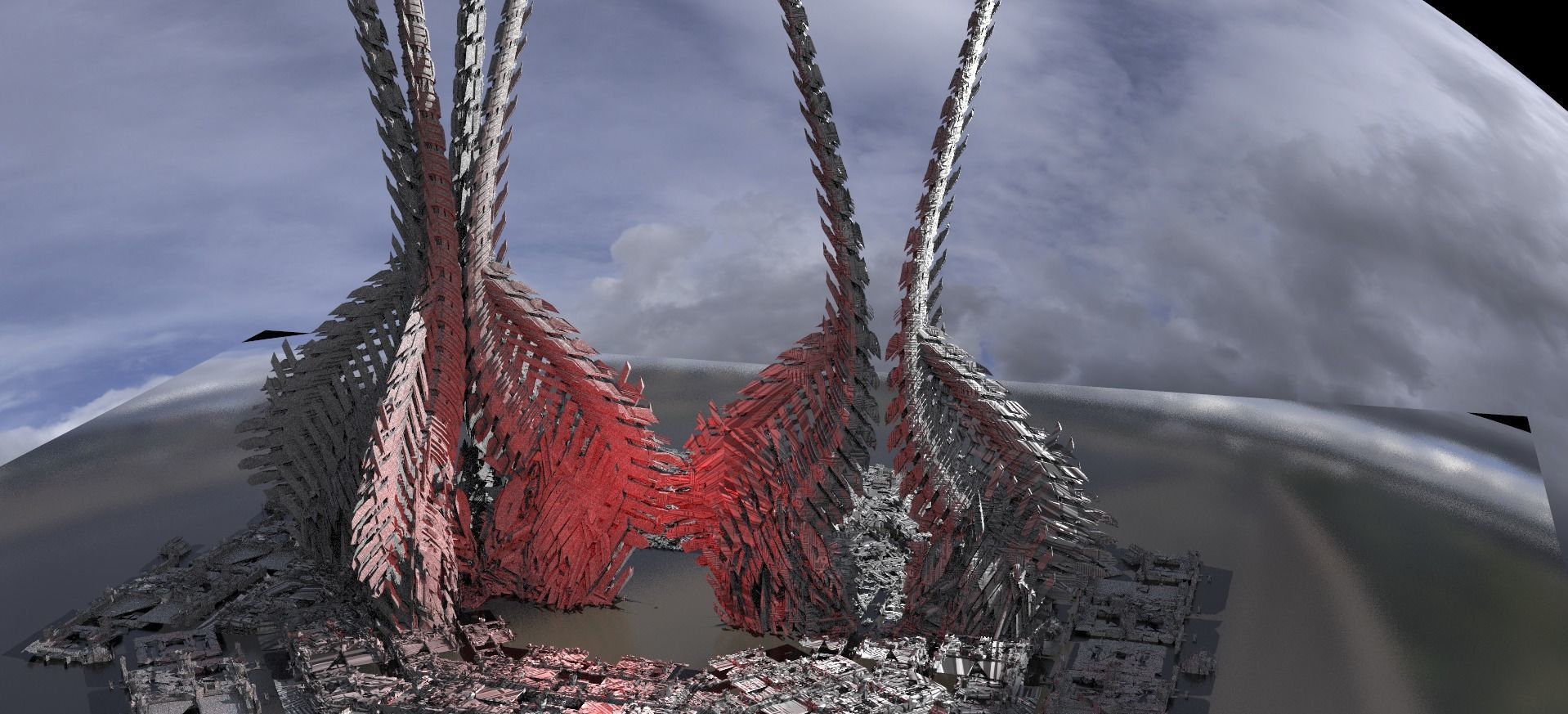 Spiral Dragon bone Towers 2 designs 3D model | CGTrader