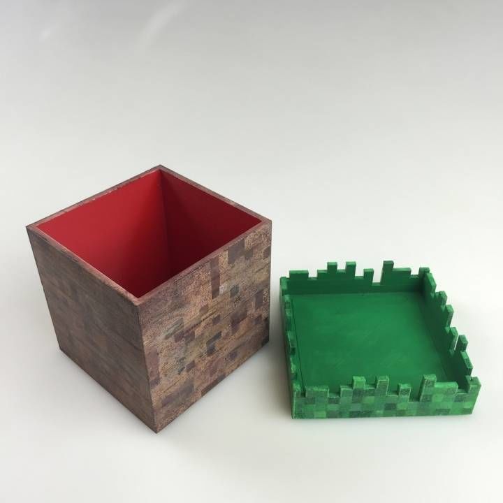 Minecraft Box 3D model 3D printable | CGTrader