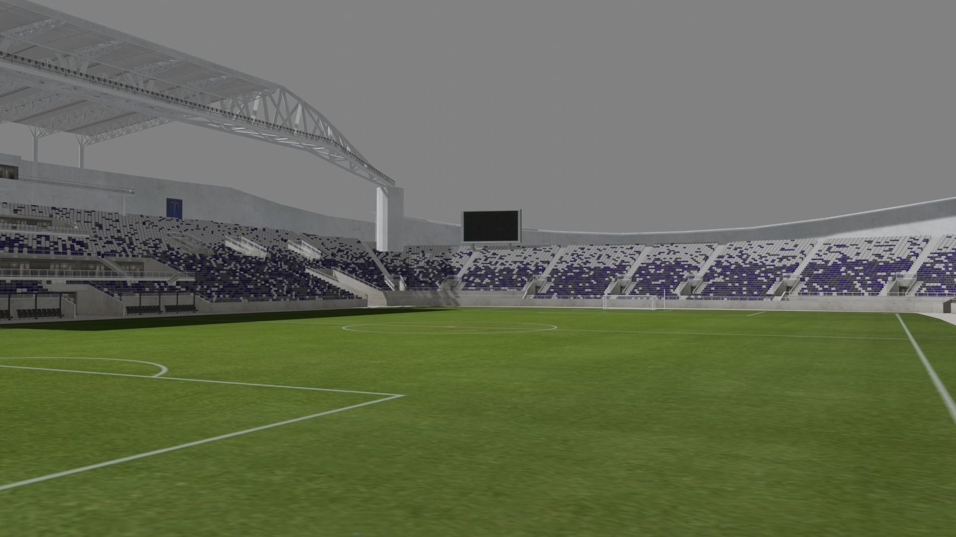 3D model Bloomfield Stadium Tel-Aviv Israel VR / AR / low-poly | CGTrader
