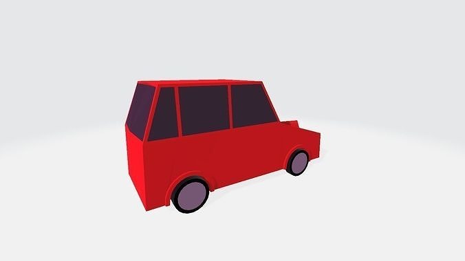 3D model polygonal car VR / AR / low-poly | CGTrader