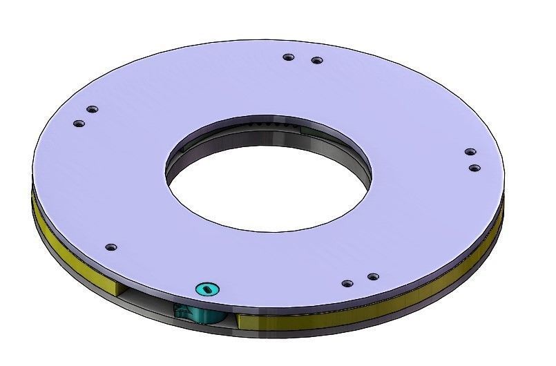 3DP5BLROD70A Mechanical Iris shutter diyidea mechanism aperture 3D ...