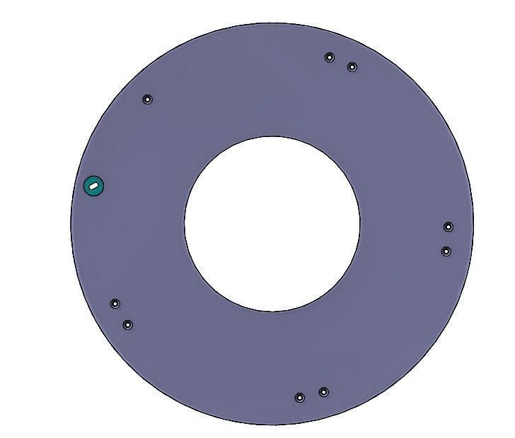 3DP5BLROD70A Mechanical Iris shutter diyidea mechanism aperture 3D ...