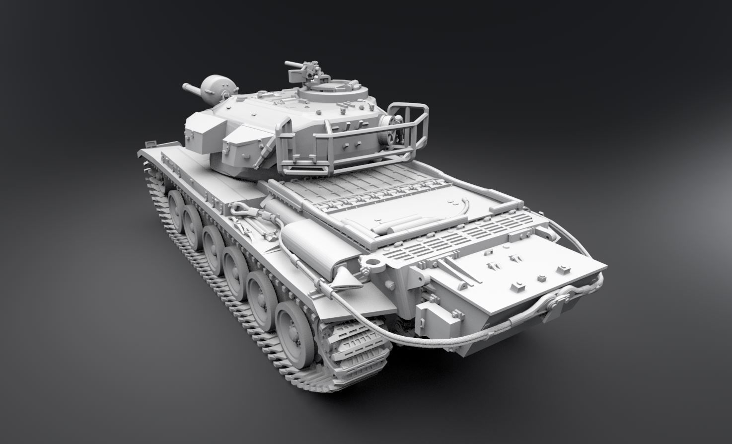 Centurion Mk5 Scale model 3D model 3D printable | CGTrader