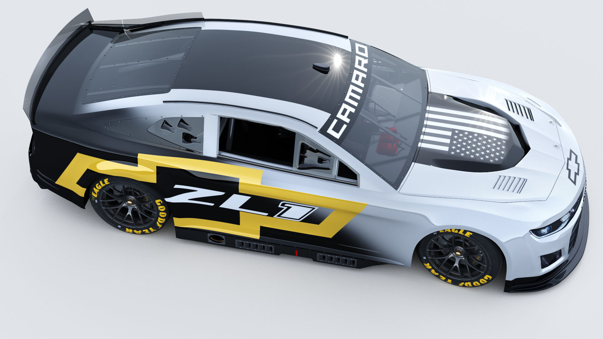 Chevrolet Camaro Nascar NextGen 2022 Template 3D model | CGTrader