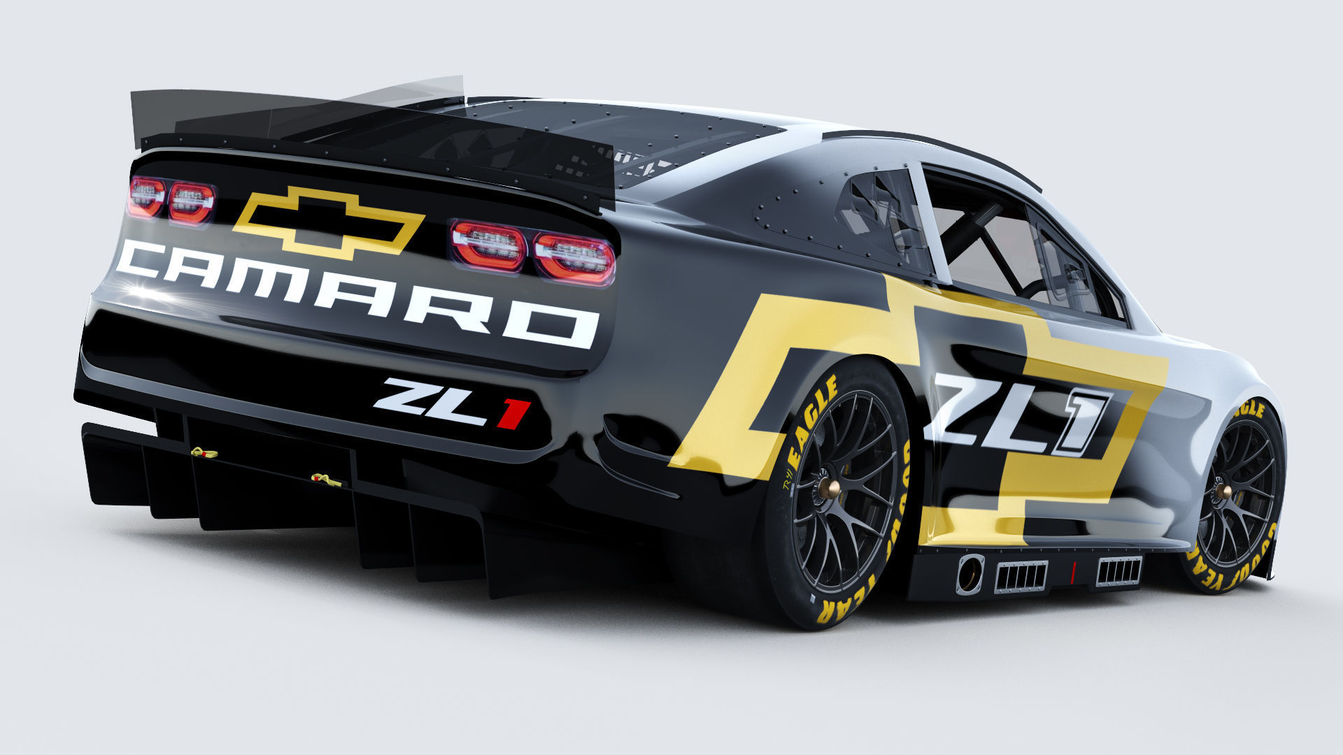 Chevrolet Camaro Nascar NextGen 2022 Template 3D model | CGTrader