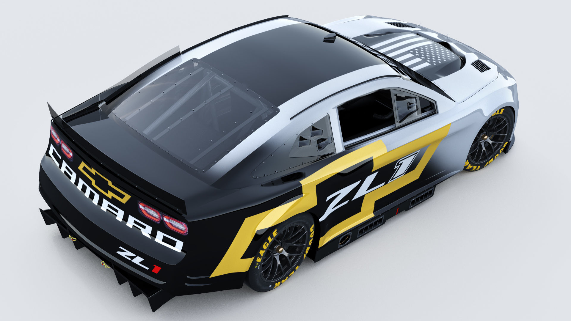 Chevrolet Camaro Nascar NextGen 2022 Template 3D model | CGTrader
