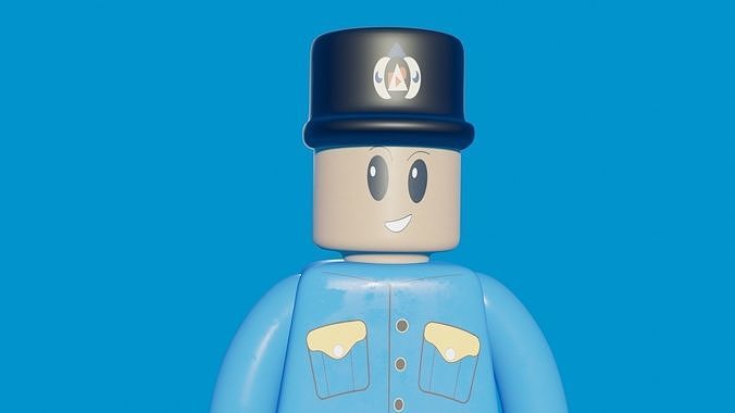 Lego character v 2 3D model | CGTrader