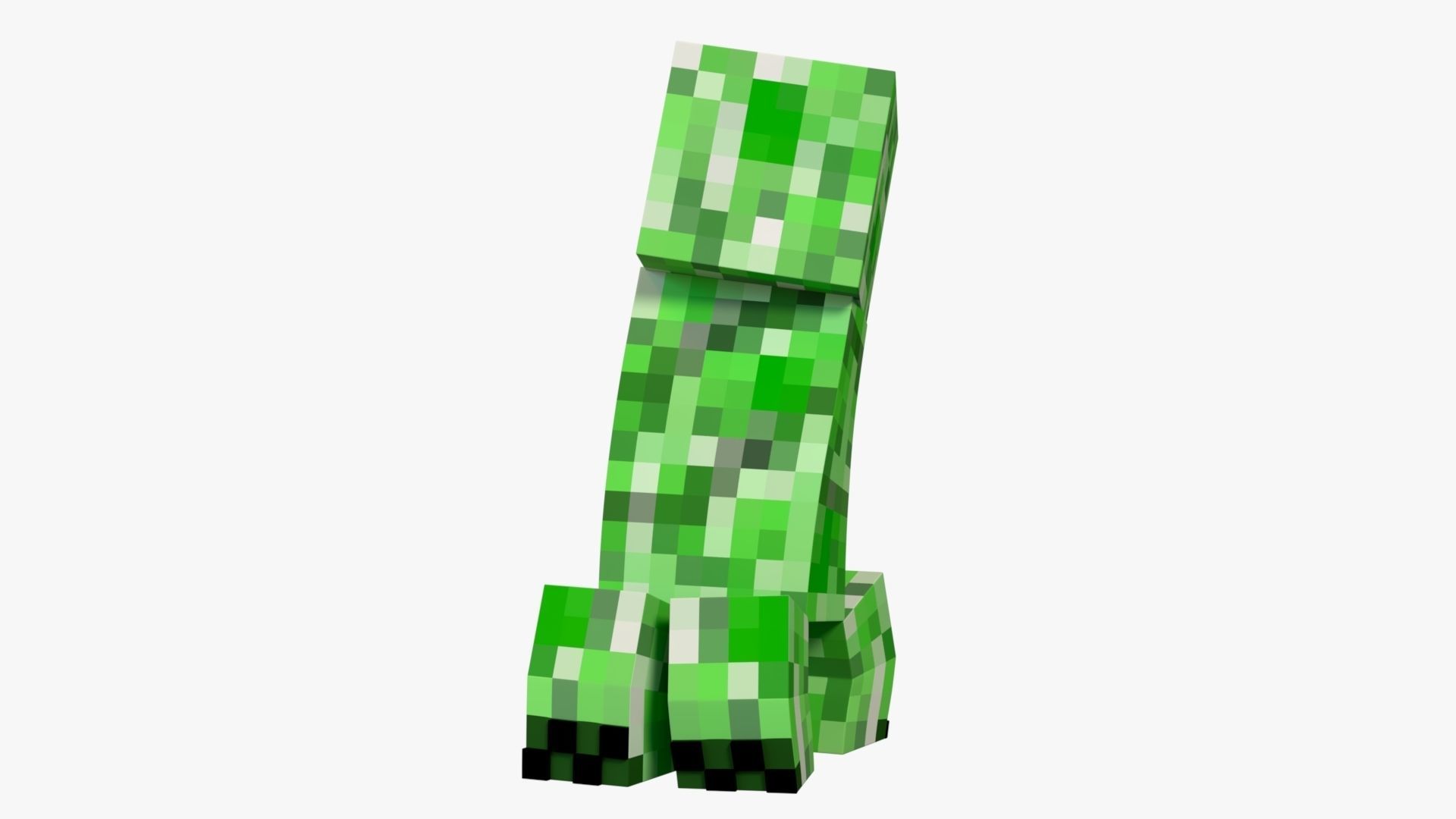 3D model Minecraft Creeper VR / AR / low-poly | CGTrader