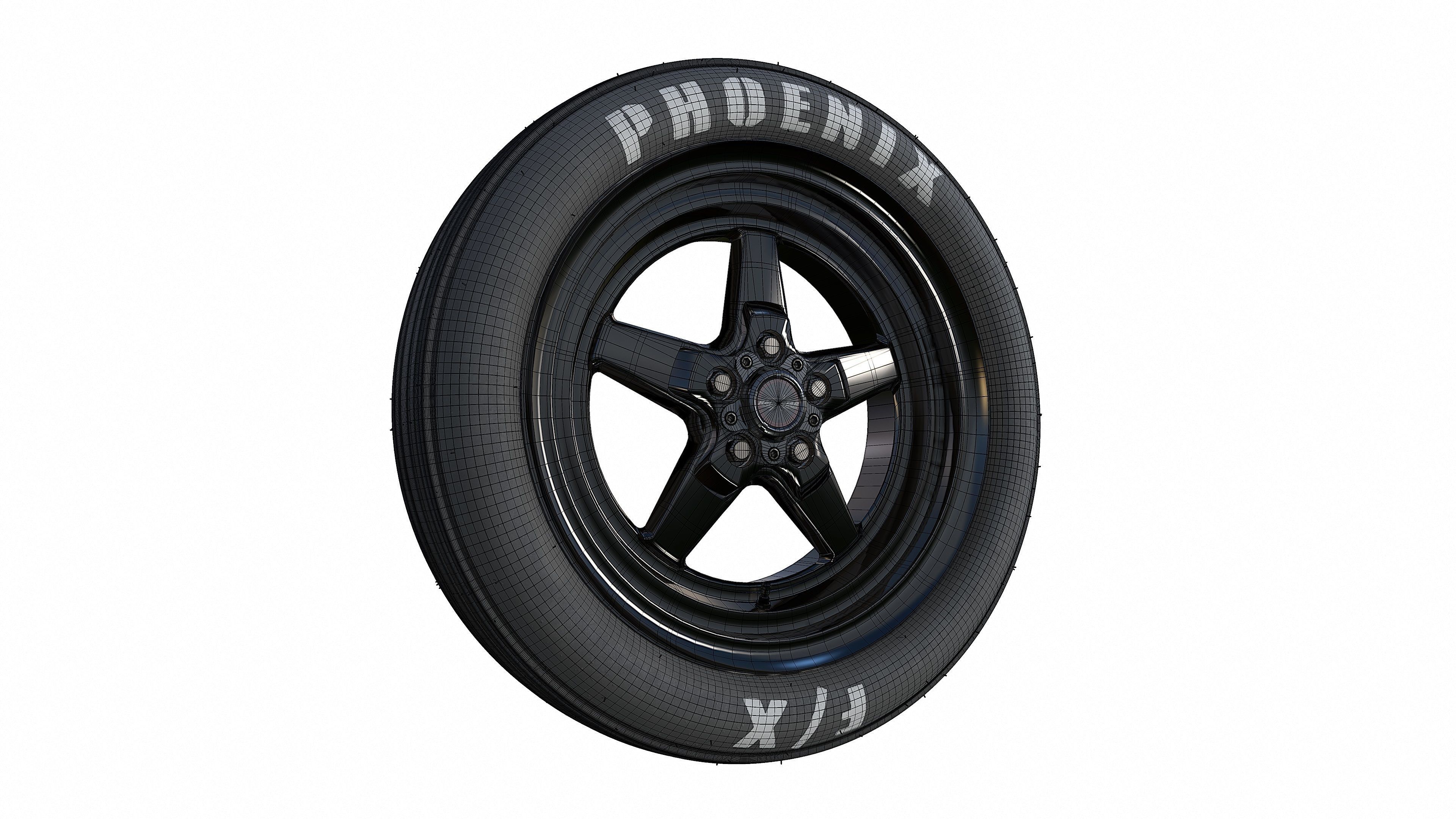 Wheel Race Star Drag Star 3D model | CGTrader