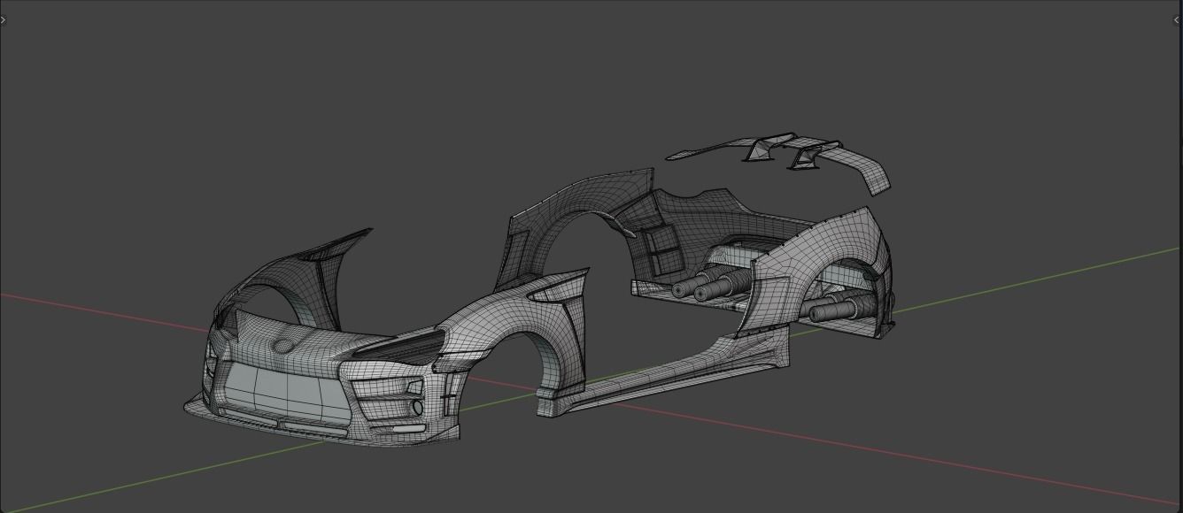 Toyota GT86 Kuhl Racing Bodykit 3D model | CGTrader