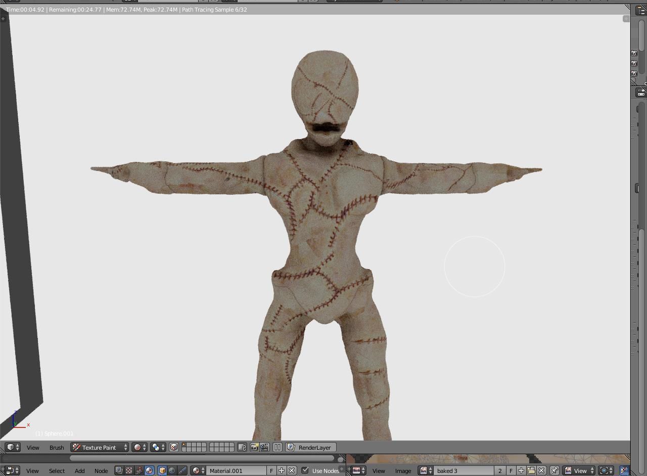 fbx-monster animated character free 3D model rigged | CGTrader